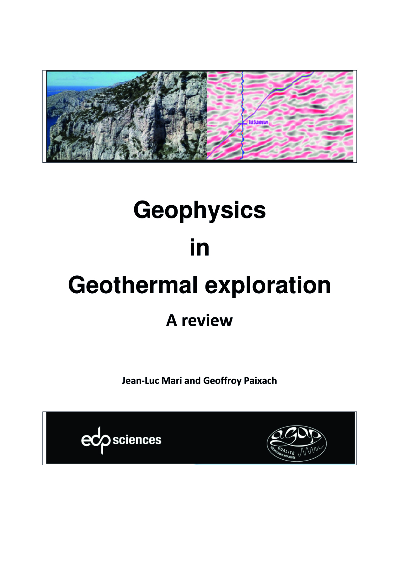 Actualités - Publication de Geophysics in Geothermal Exploration