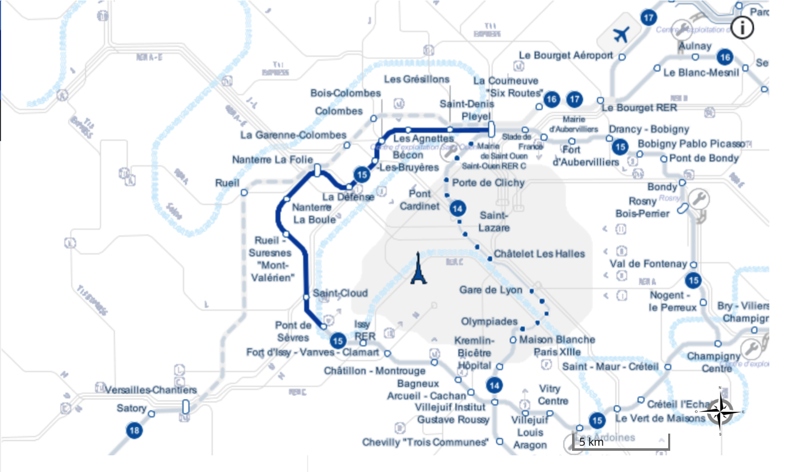 Chantier - Grand Paris - Ligne 15 Ouest : la SGP lance la consultation ...
